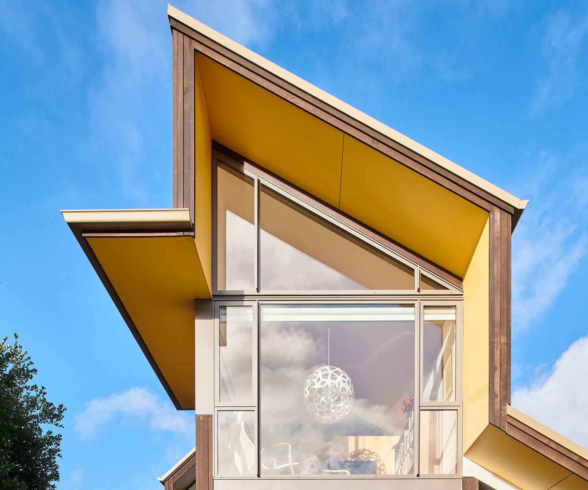 The late David Mitchell's last design was this wonderfully angular home