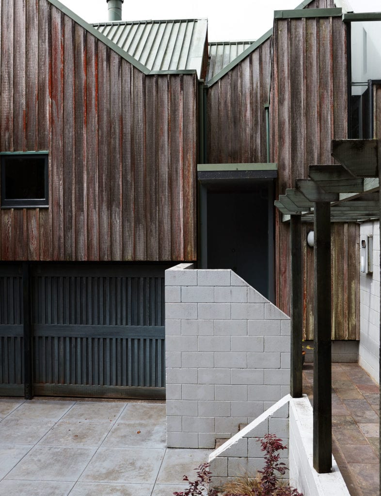 This dramatically angled house was designed to display the owner's art