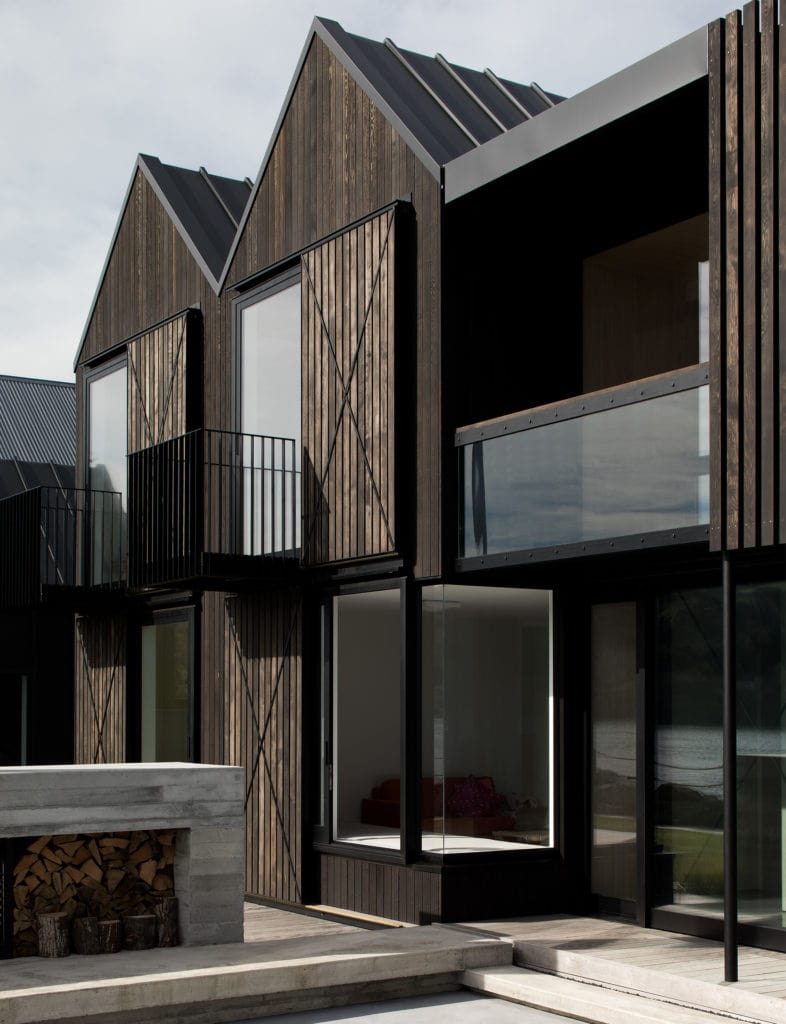 This striking Akaroa home was built to accommodate three generations