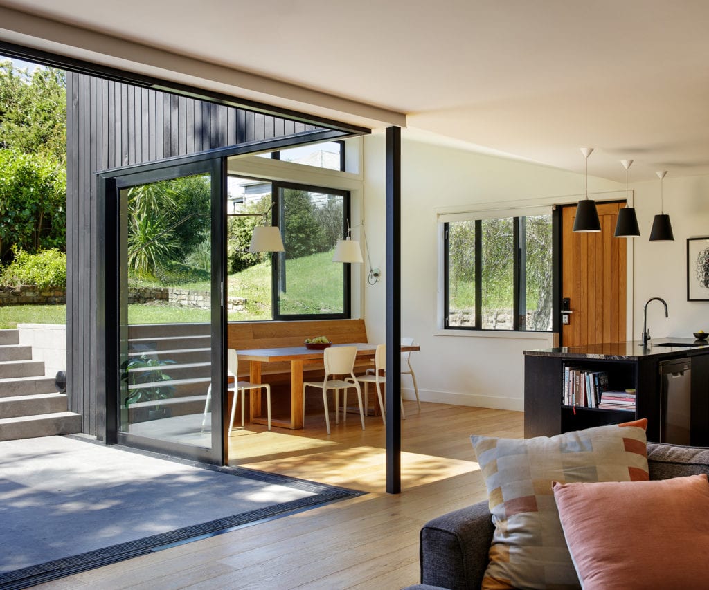 This modern villa extension transformed a lean-to into a sunny living area
