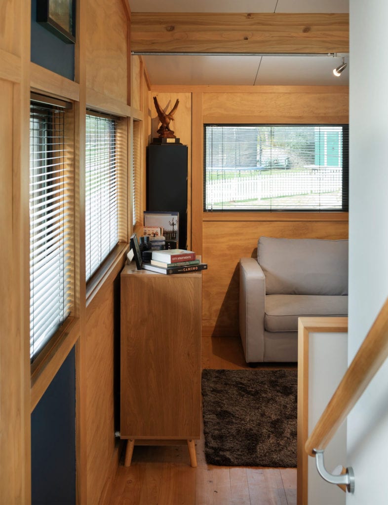 This one-bedroom home was designed to suit its busy owner's lifestyle