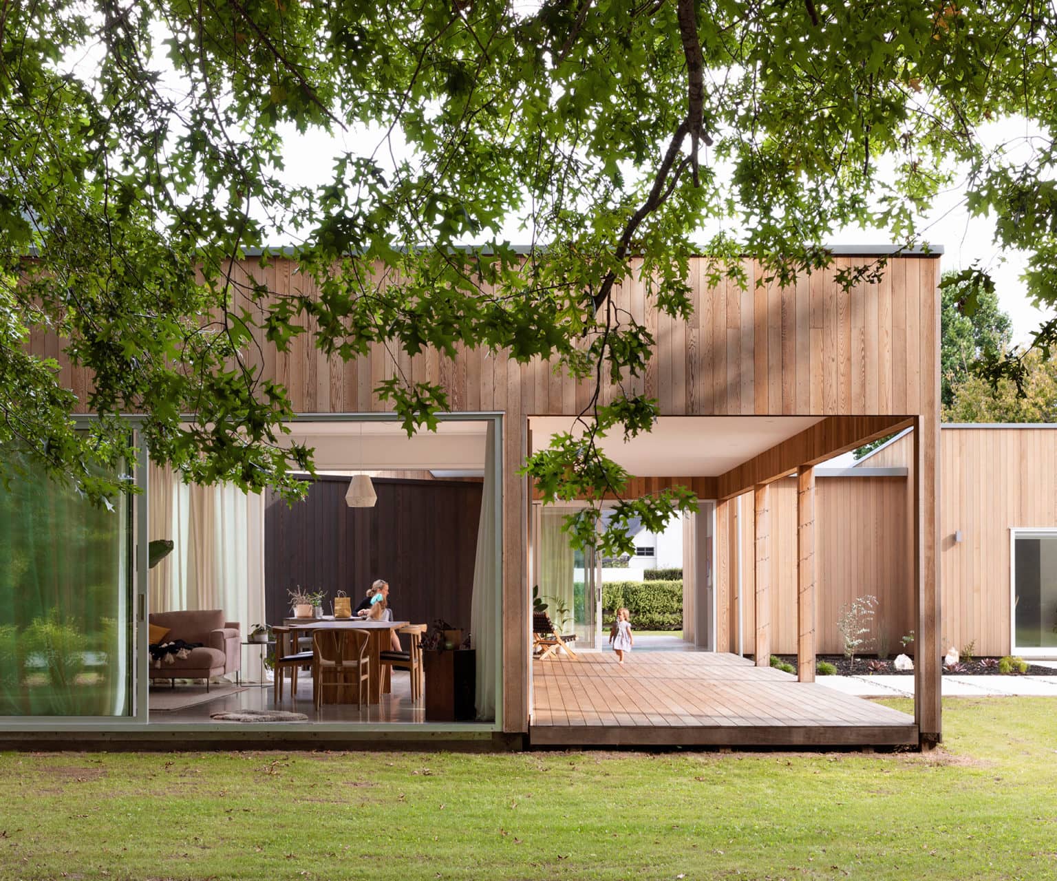 How Japanese design was applied in this large multi-generational home