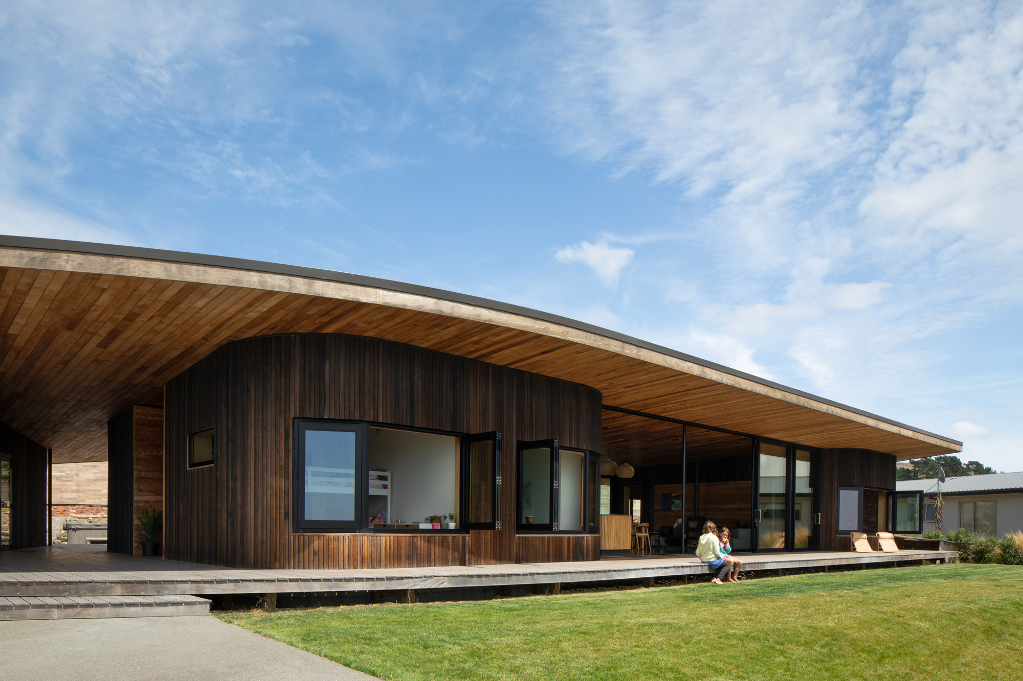 A Christchurch home designed around a rock formation | South by ...