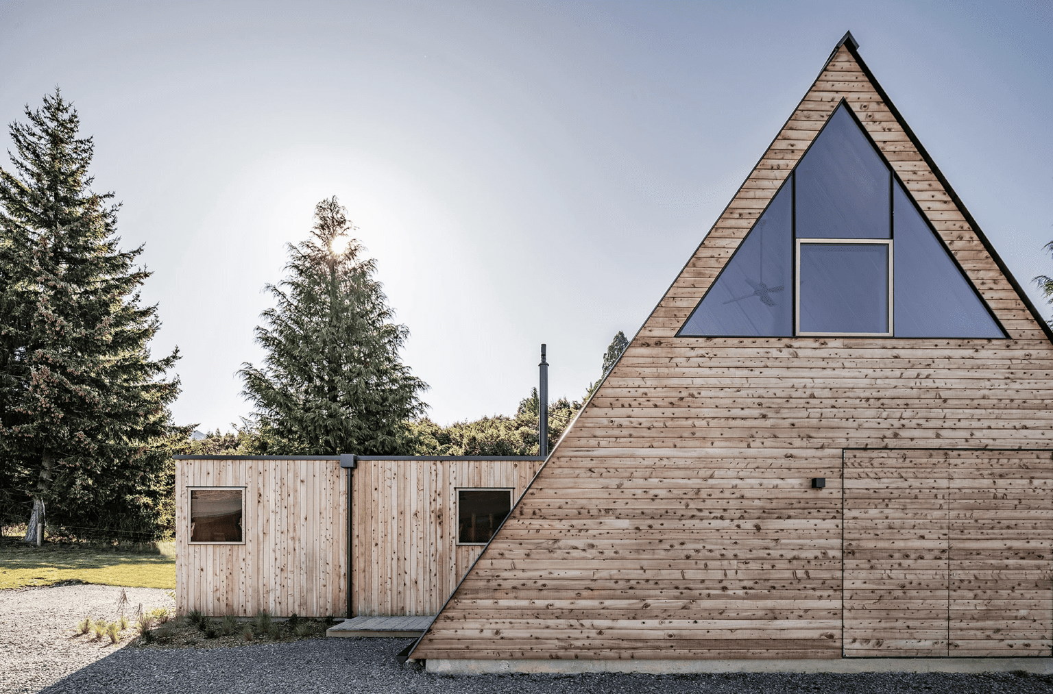 Adventure whare: A modern take on the A-frame cabin