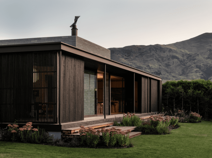 A compact concrete house is named New Zealand's Best Small Home